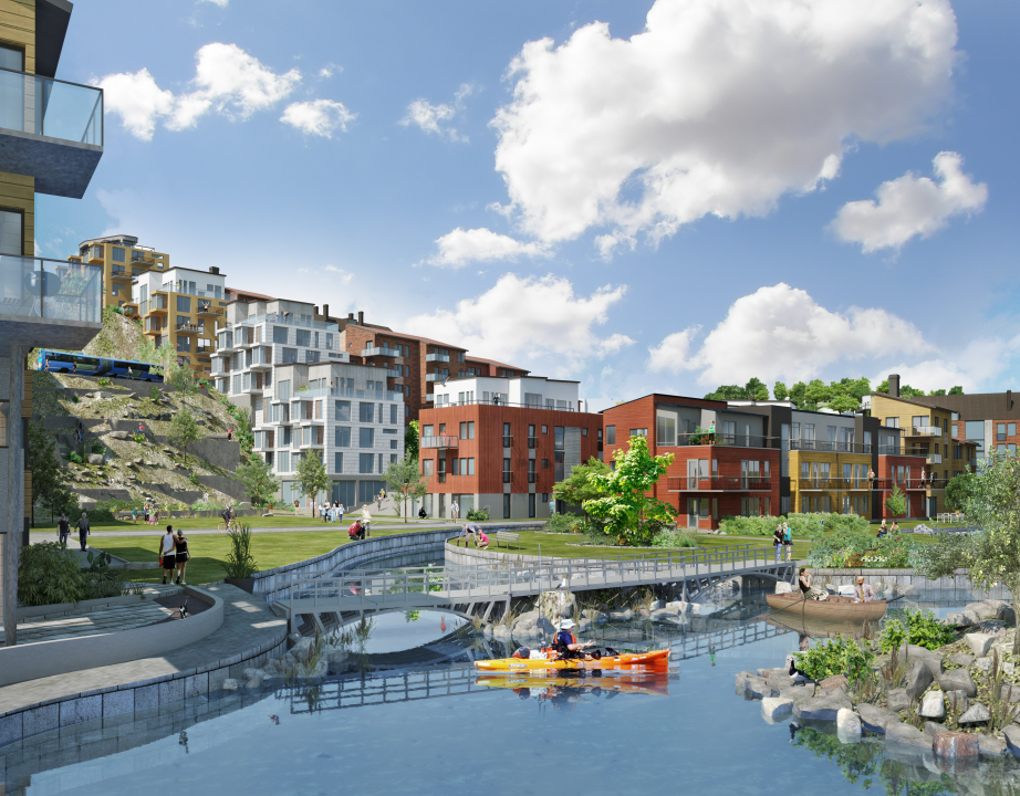 Kvarnholmen, Nacka - Alma arkitekter